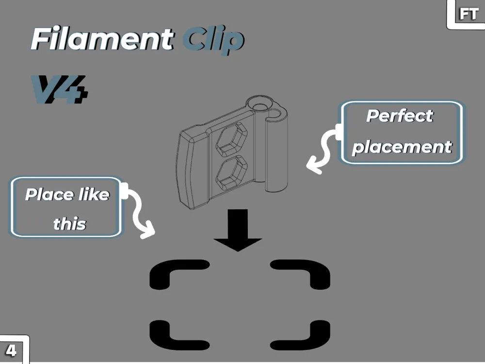 Filament Clip V4 by Tim - MakerWorld