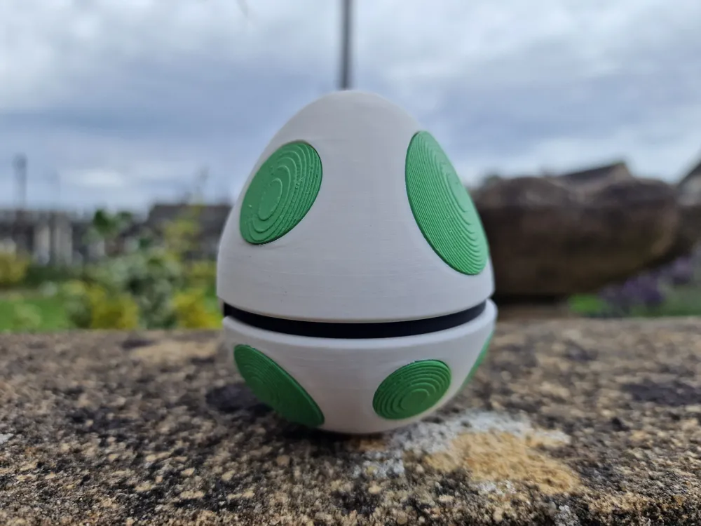 Yoshi Egg Pokeball - Free 3D Print Model - MakerWorld