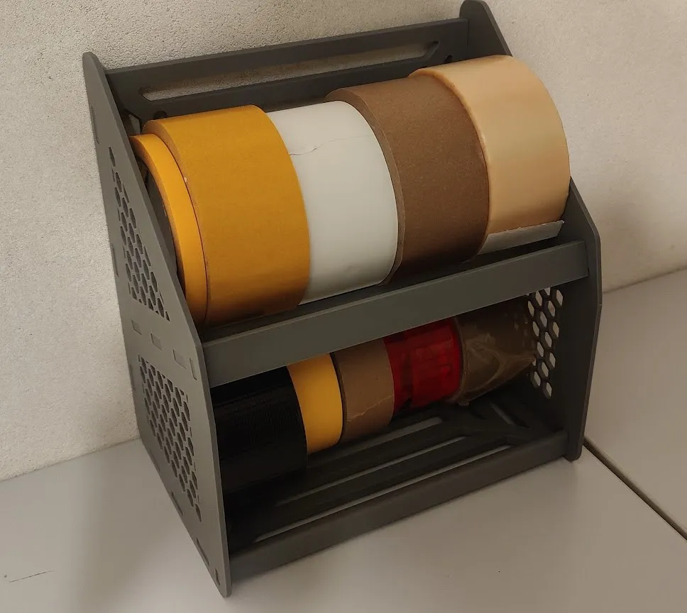 Simple Tape Rack - Holder - Organiser for various tape rolls by KF ...