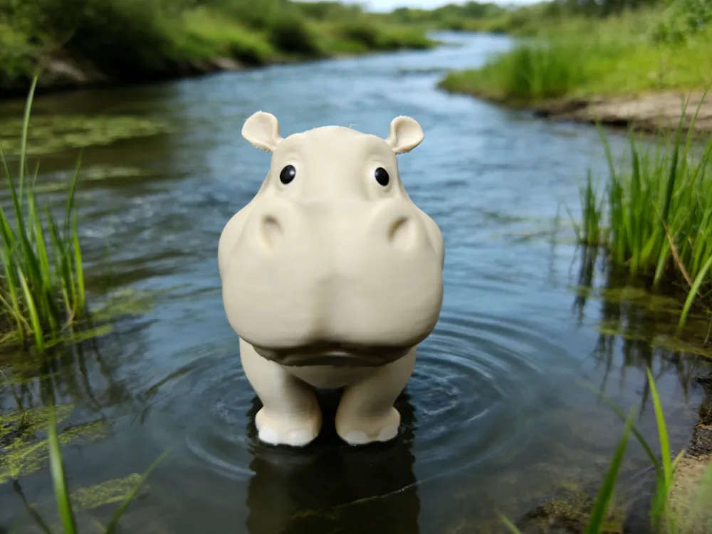 Hippopotamus - Free 3D Print Model - MakerWorld