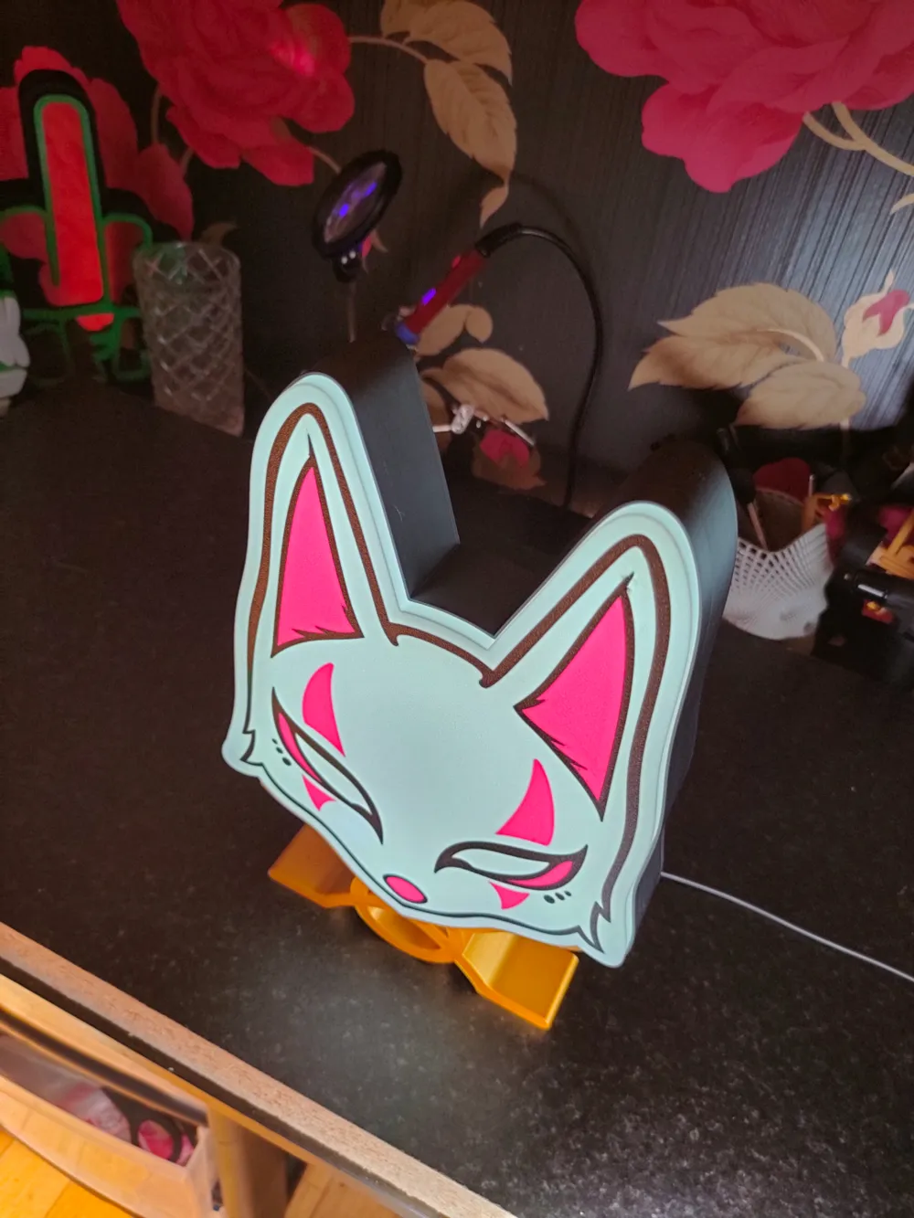 Kitsune light box by NotTooShabbyCreations - MakerWorld
