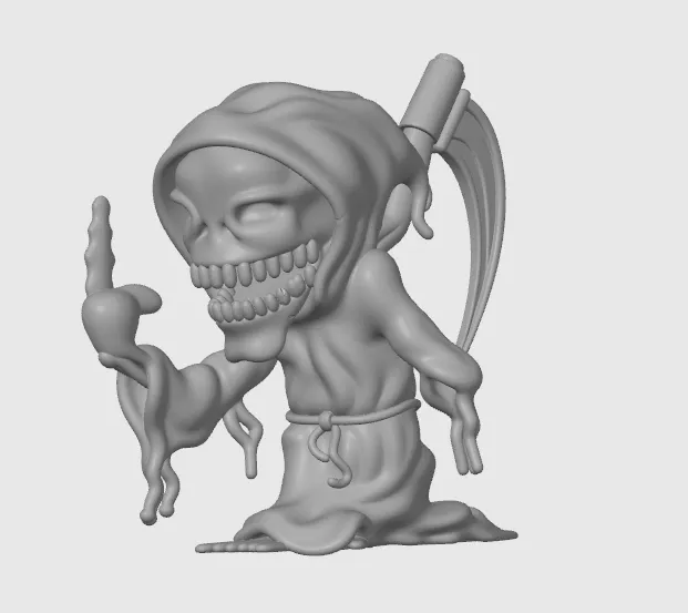 Rude Grim Reaper 3D Model – Edgy Skeleton Figure by profus MakerWorld ...