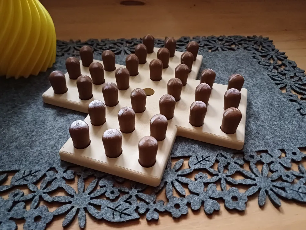 Solitaire Peg Game by Printed_3D - MakerWorld