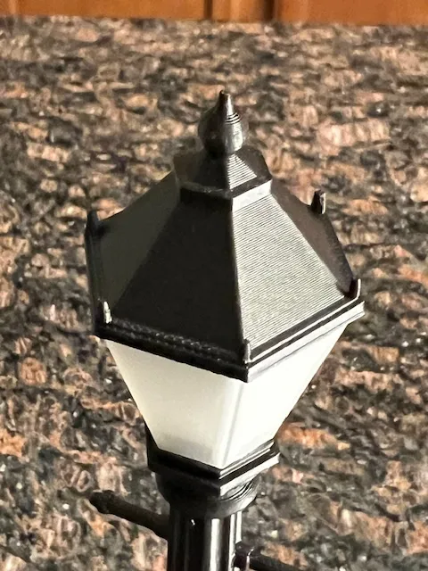 G Scale Lamp Post with Decorative Arms and base by Pat & Cathy - MakerWorld