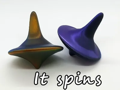 Dual Color Spinning Top - Spinner Toy by Lotus - MakerWorld