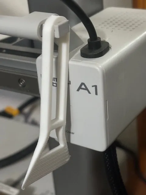 A1 mini holder for Bambu Bed Scraper Remixed by nickandjanie - MakerWorld