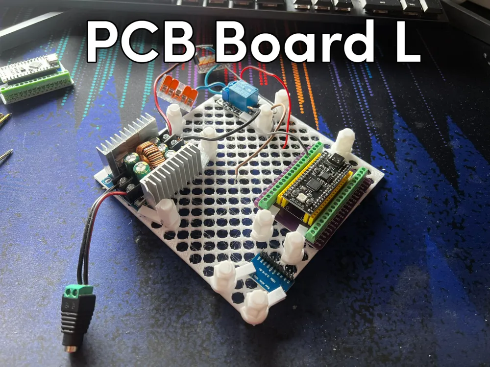 Temp PCB Mounting System - Fast&Cheap prototyping by BogdanTNT - MakerWorld
