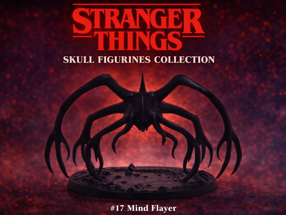 Stranger Things Skull Figurines #17 Mind Flayer - Free 3D Print Model ...