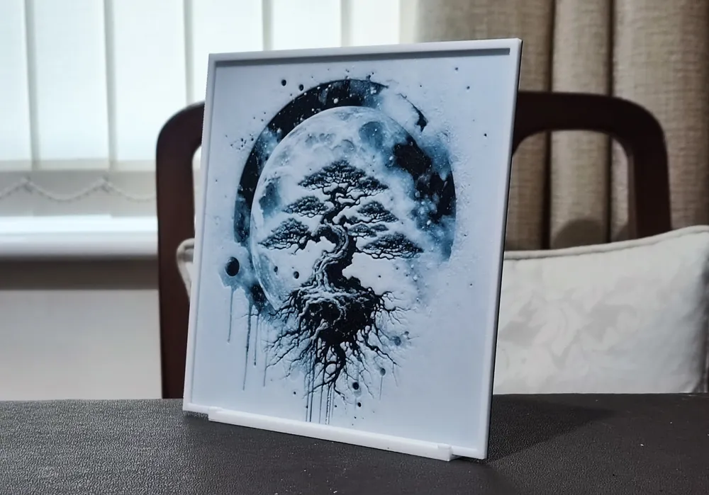 Chaotic Tree Of Life - HueForge 3 Color - Free 3D Print Model - MakerWorld