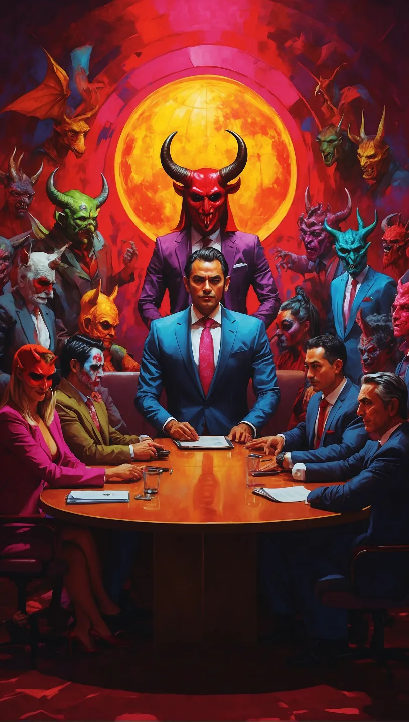 Devil table hueforge by jasonvorxis50 - MakerWorld