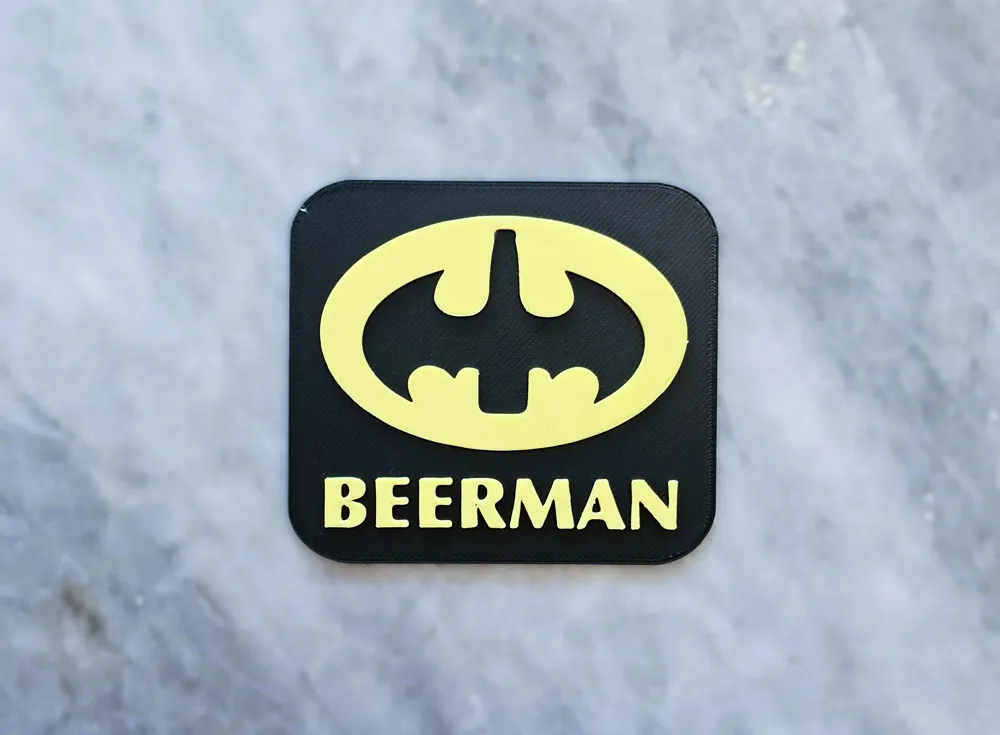 Beerman badge / sign - Free 3D Print Model - MakerWorld