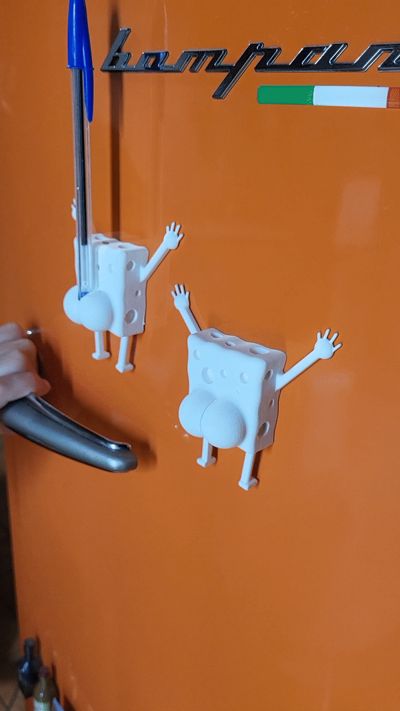 SpongeBob Fridge Magnet by EmployeesMWH - MakerWorld