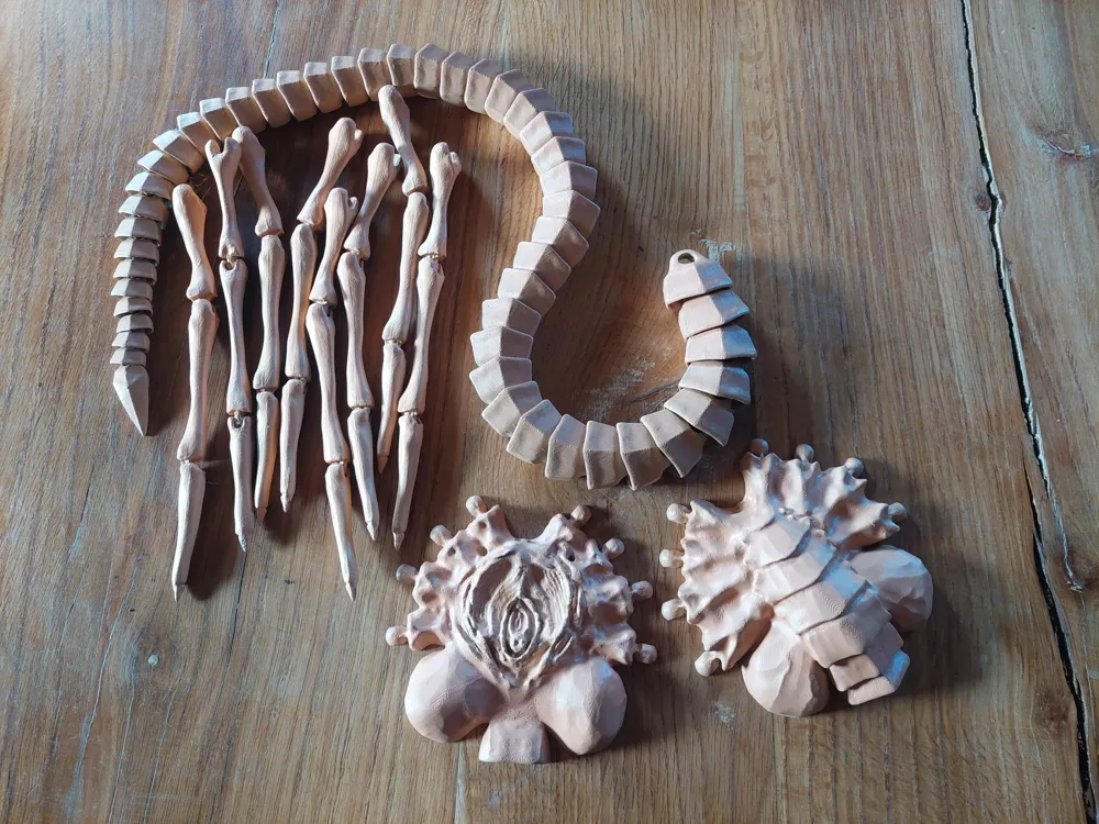 Facehugger body - remix - Free 3D Print Model - MakerWorld