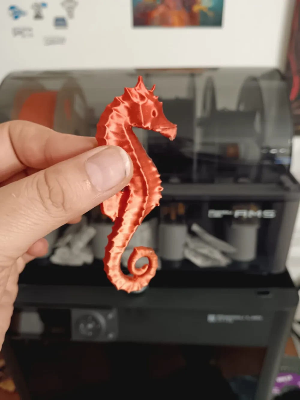 Detailed 3D Model of a Seahorse for sea lovers by PS3D CREATIVE MakerWorld: Download Free 3D Models