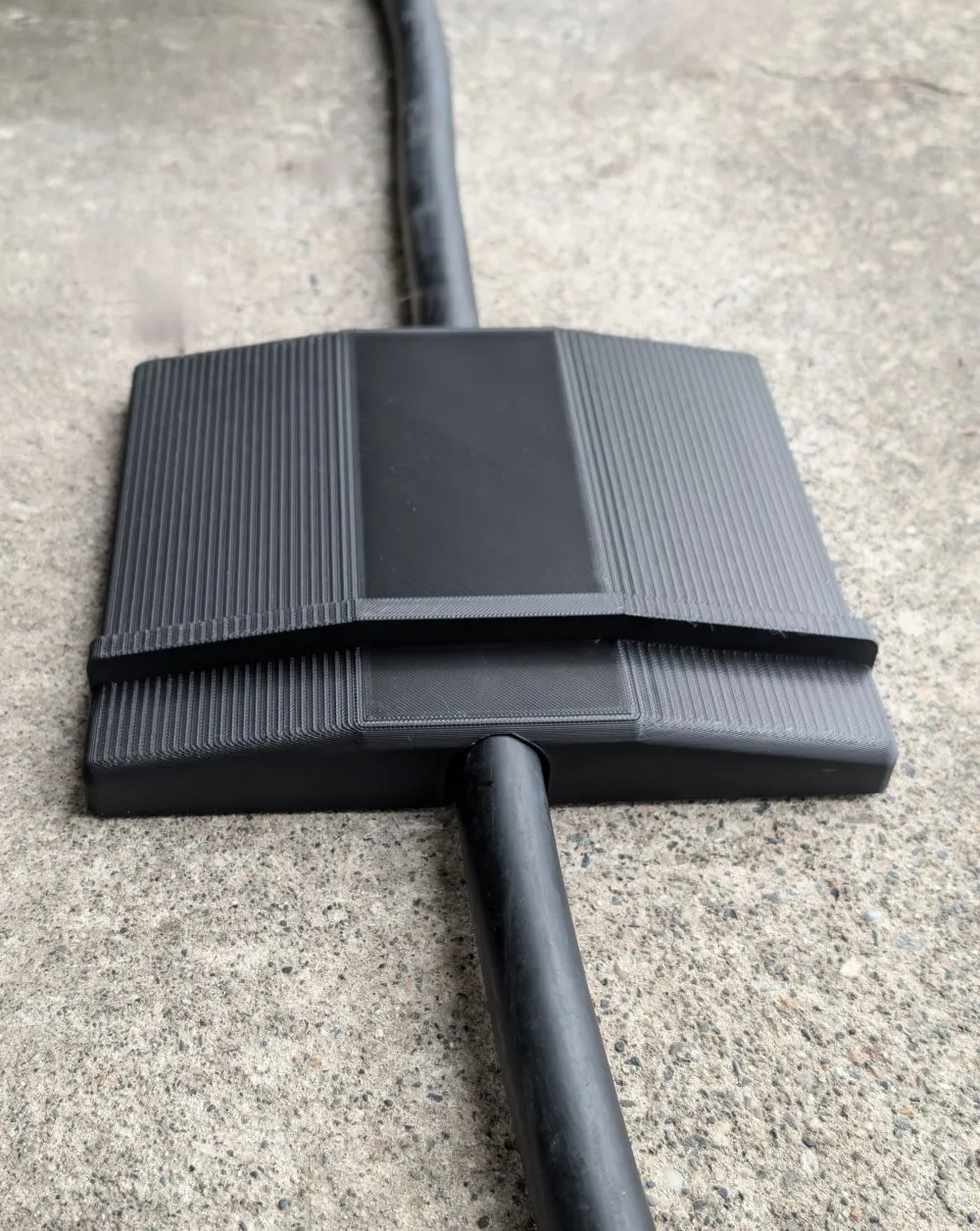 EV Charger Cable Protector-garage door passthrough - Free 3D Print ...