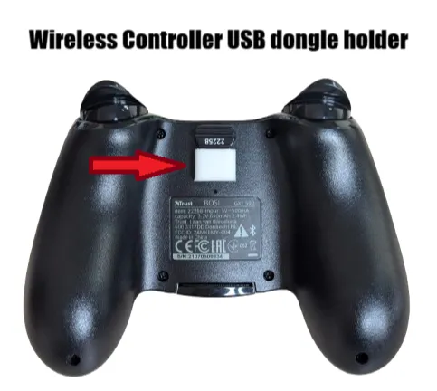 Wireless Controller USB dongle holder by Panda Designs - MakerWorld