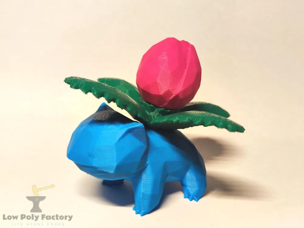 Low-Poly Ivysaur (Pokemon) by Low Poly Factory - MakerWorld