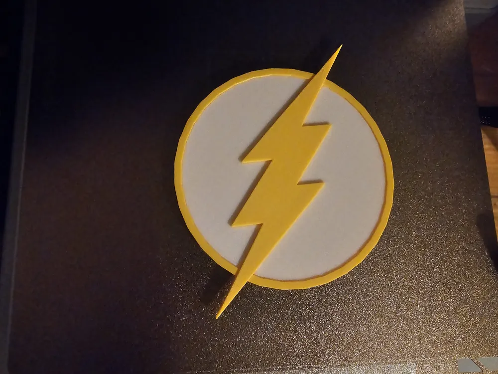 The Flash Emblem - Free 3D Print Model - MakerWorld