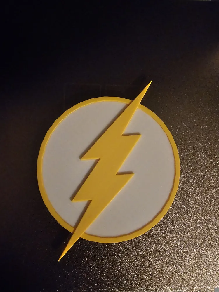 The Flash Emblem - Free 3D Print Model - MakerWorld