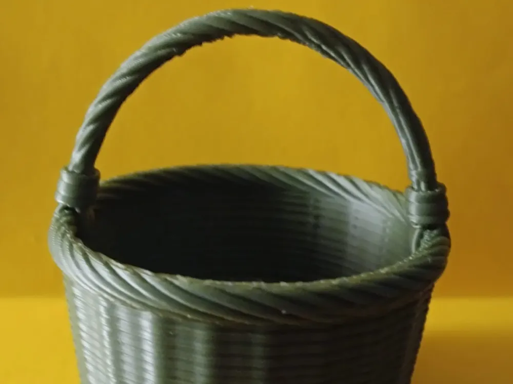 Easter Basket – Decorative Carry Basket - Free 3D Print Model - MakerWorld