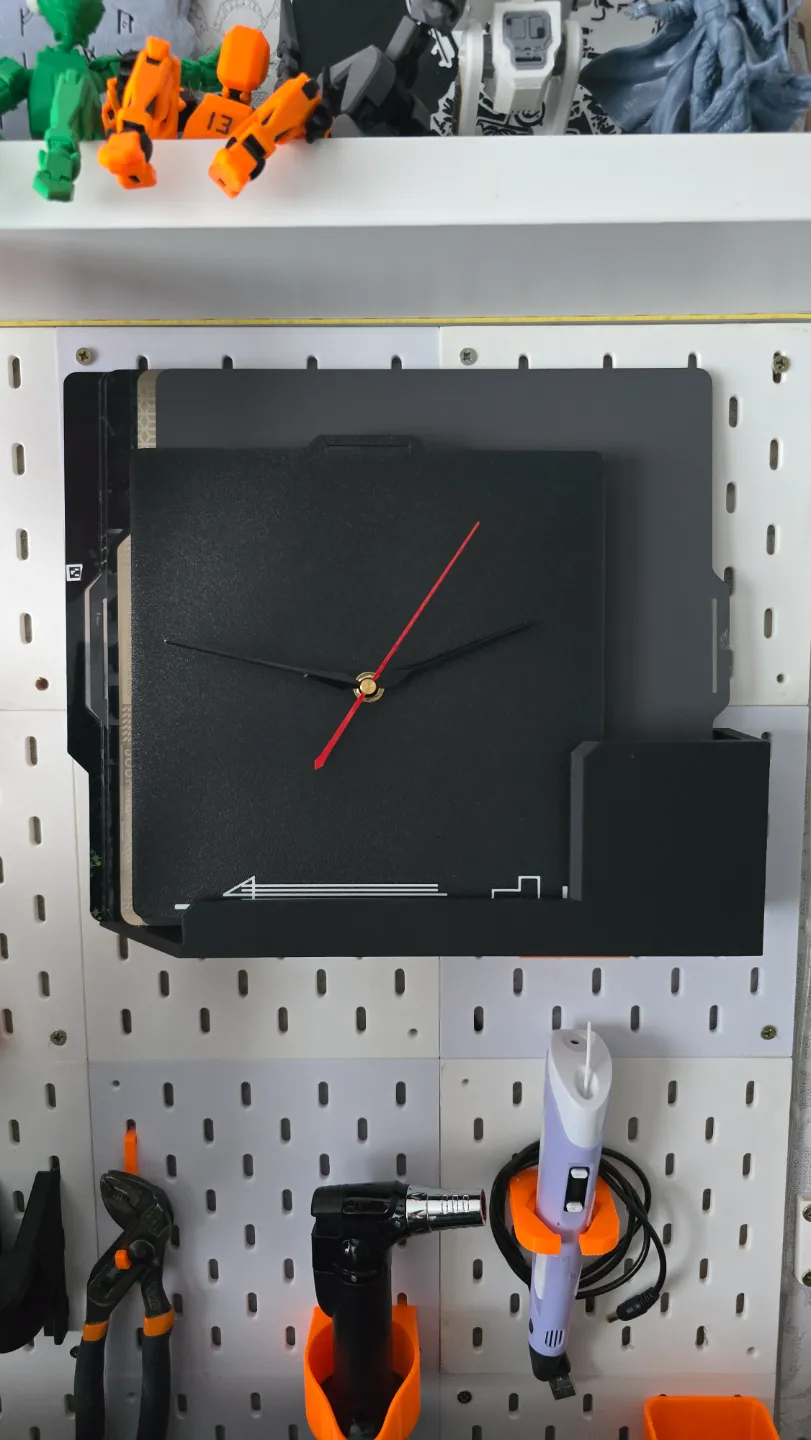 Bambu Lab Build Plate Clock & Coaster & Holder by 3DMetalCave - MakerWorld