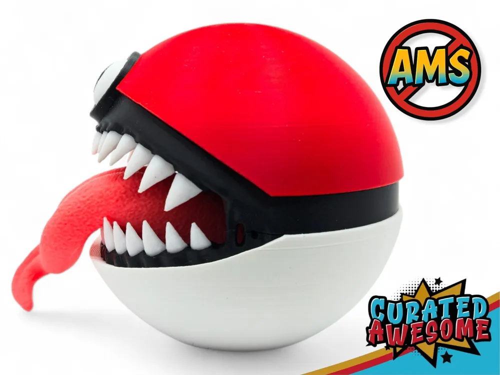 Poké Ball Mimic - Free 3D Print Model - MakerWorld