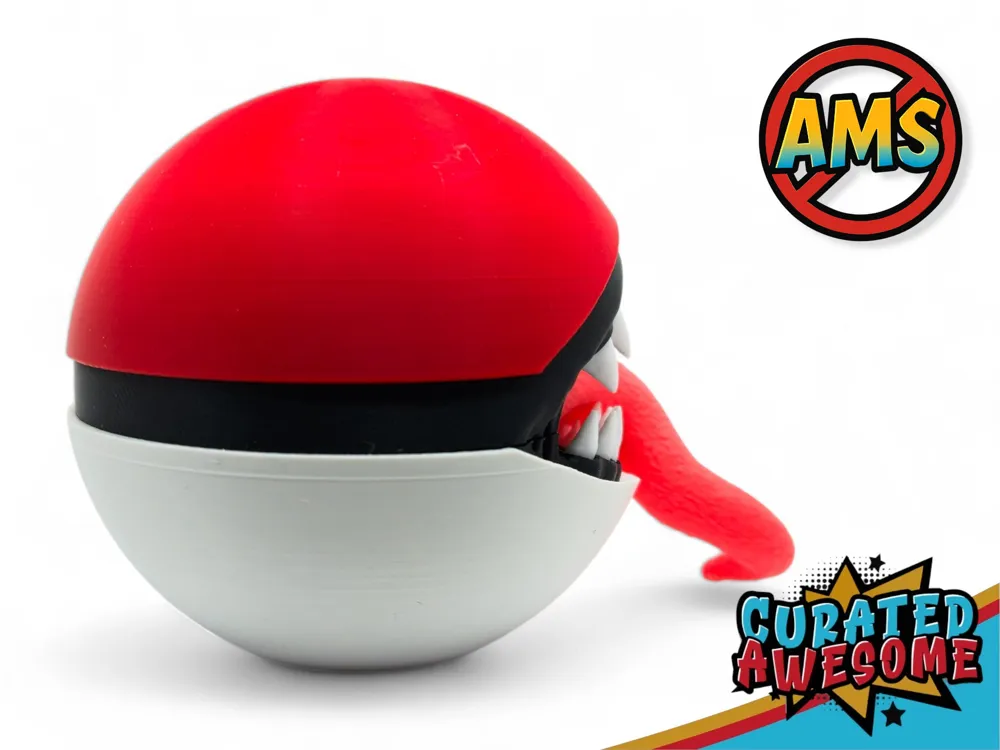 Poké Ball Mimic - Free 3D Print Model - MakerWorld