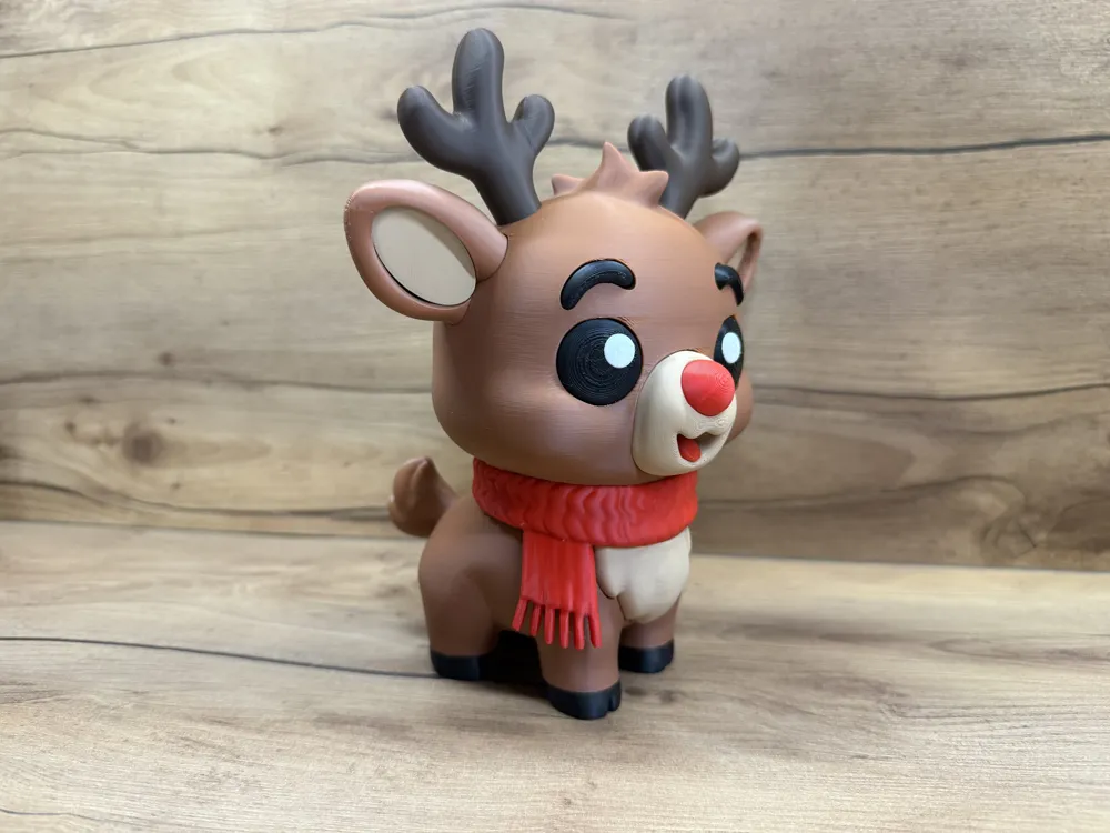 Rudolph the multi-color reindeer no AMS by mika MakerWorld: Download ...