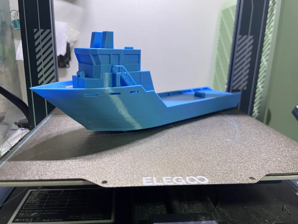AHTS Vessel (Floatable) - Free 3D Print Model - MakerWorld