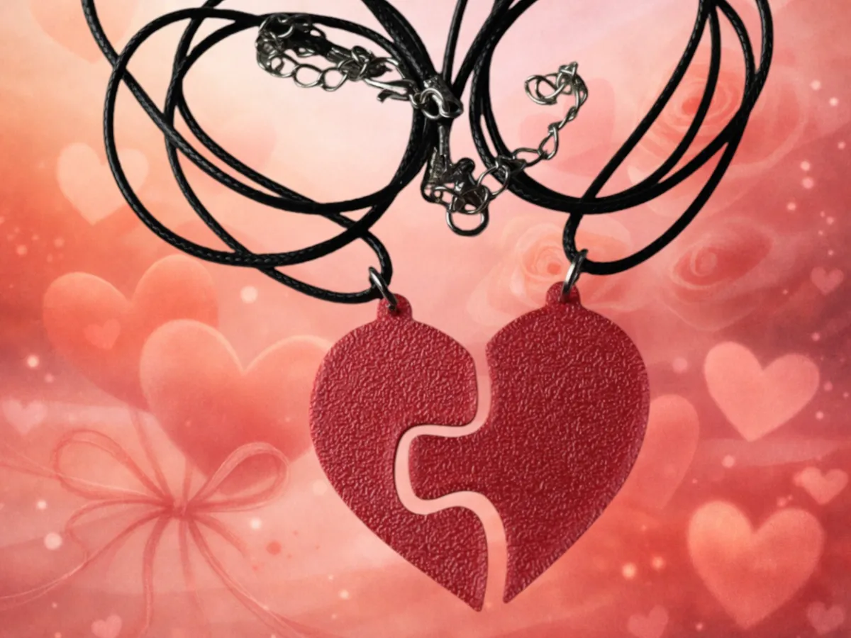 Split Heart - Free 3D Print Model - MakerWorld