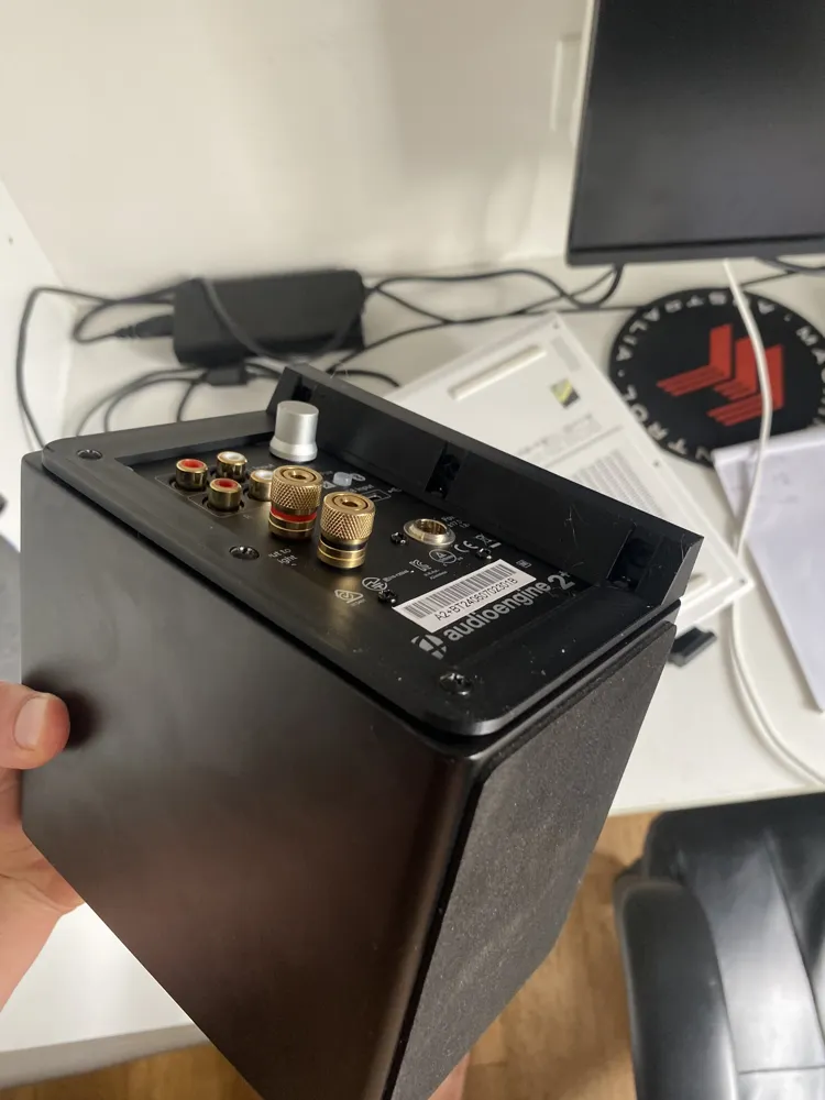 Low Profile AudioEngine 2+ BT Wall Mount - Free 3D Print Model - MakerWorld