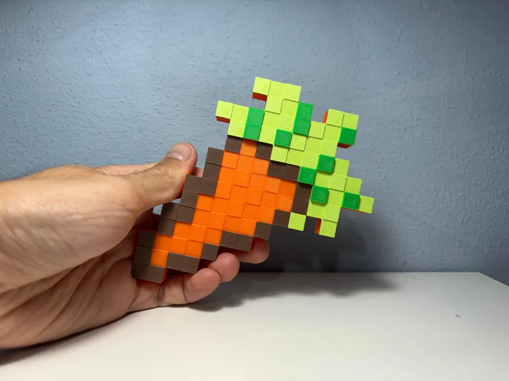 Minecraft Carrot by IceGabrielito MakerWorld: Download Free 3D Models