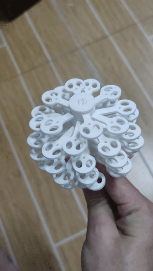 Fibonacci Spiral Skull Fidget Toy by hild MakerWorld: Download Free 3D ...