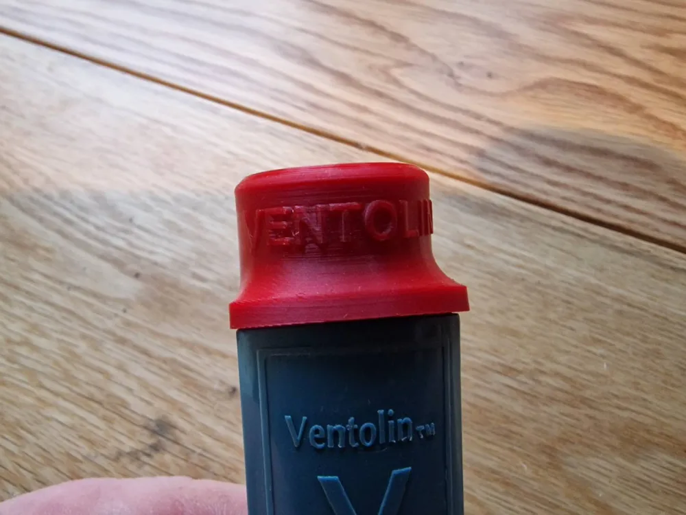 Ventolin inhaler protective cover cap by R Doull - MakerWorld