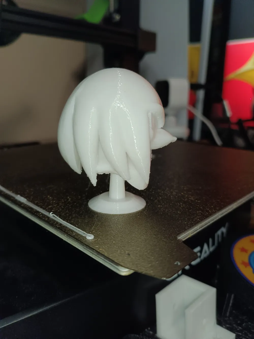 Knuckles Bust Base Included - Free 3D Print Model - MakerWorld
