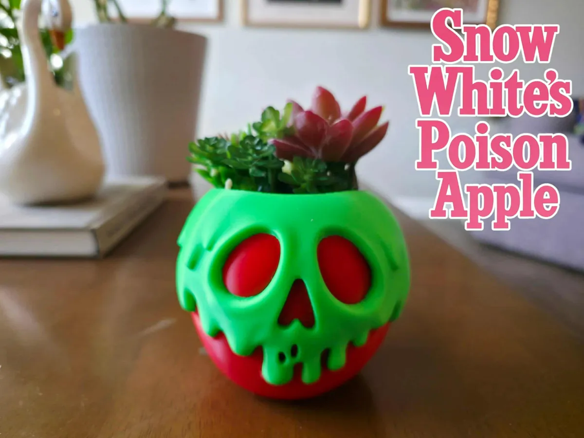 Maceta Manzana Envenenada por Williams Industries MakerWorld: Descarga Modelos 3D Gratuitos