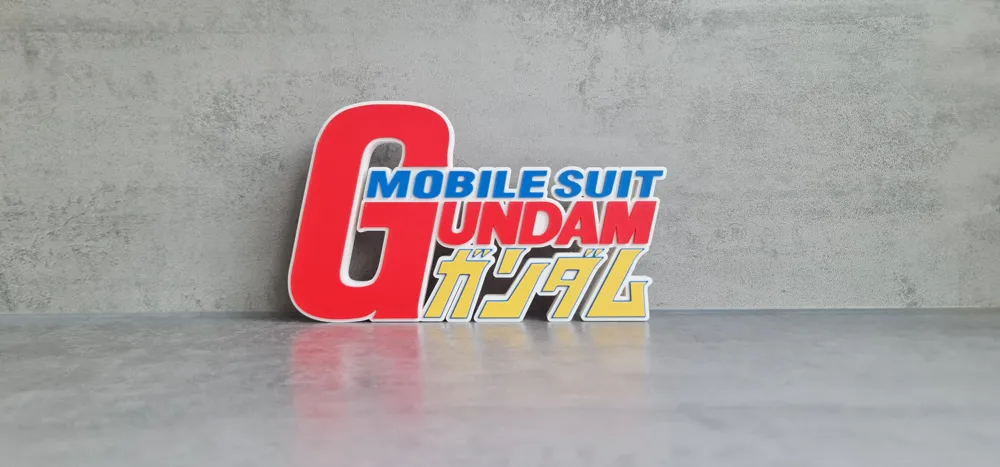 Mobile Suit Gundam Logo / Sign - Free 3D Print Model - MakerWorld