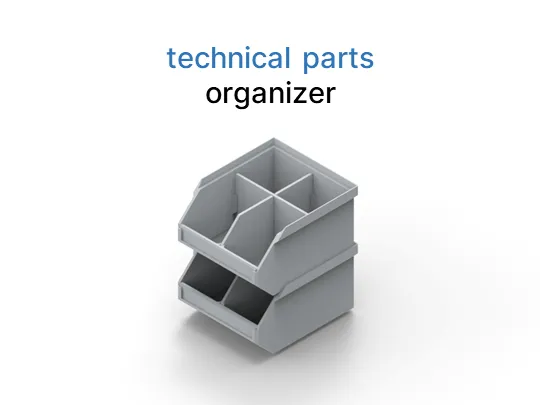 Modular Parts Organizer by leon4aka MakerWorld: Download Free 3D Models