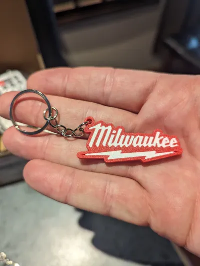 Milwaukee Keychain by PolyZone3D - MakerWorld