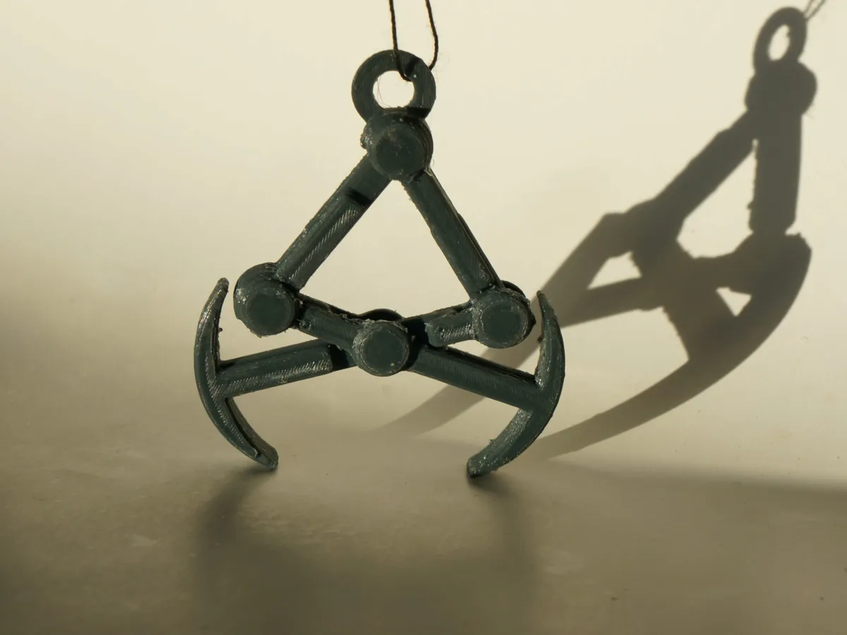 Gravity Hook (print in place) - Free 3D Print Model - MakerWorld