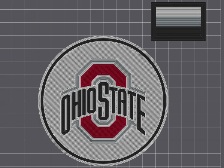 Ohio State Coaster by cleanlineconcepts - MakerWorld