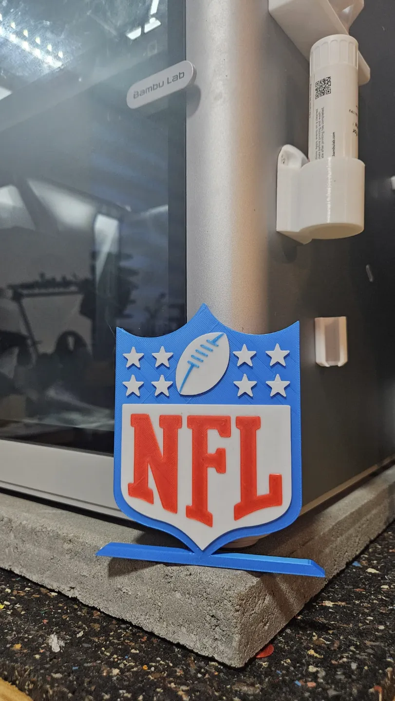 NFL Logo Table Stand by 5kyrunn3r - MakerWorld