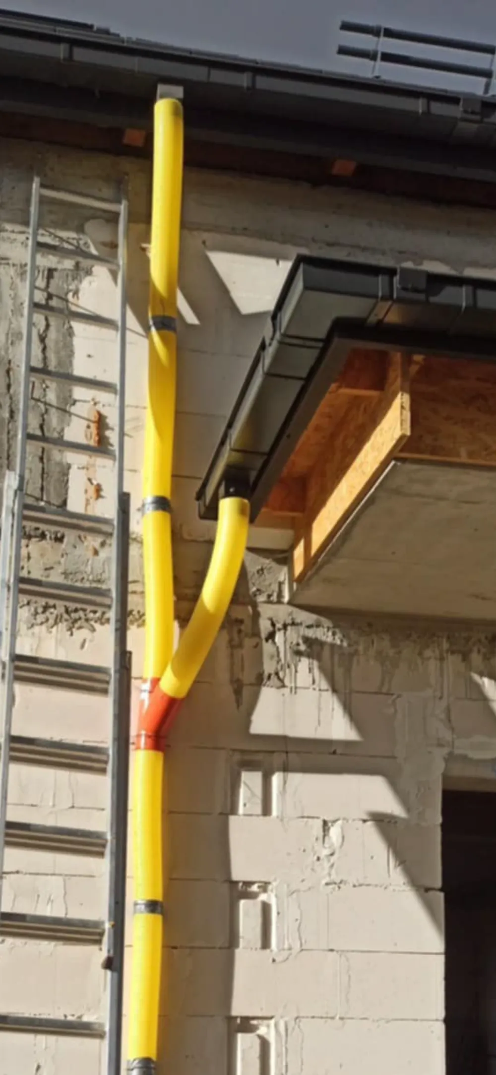 Gutter reducer 80x80 to PVC corrugated pipe 100 - Free 3D Print Model ...