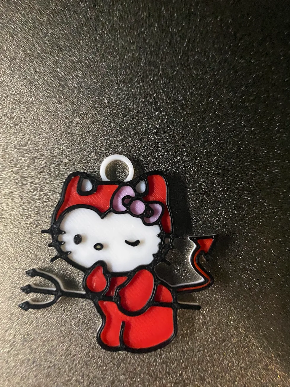 KUROMI and hello kitty keychains by Enova 3D MakerWorld: Download Free ...