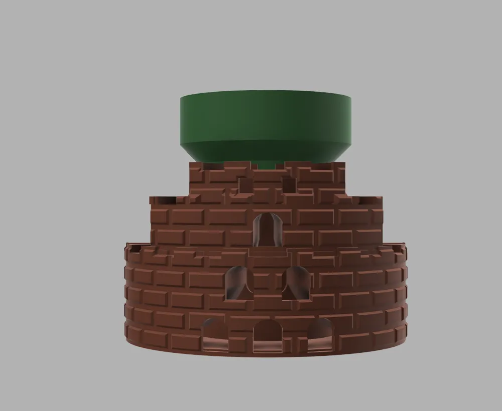 Koozie | Bowser Castle Dice Tower | Mario Pipe - Free 3D Print Model ...