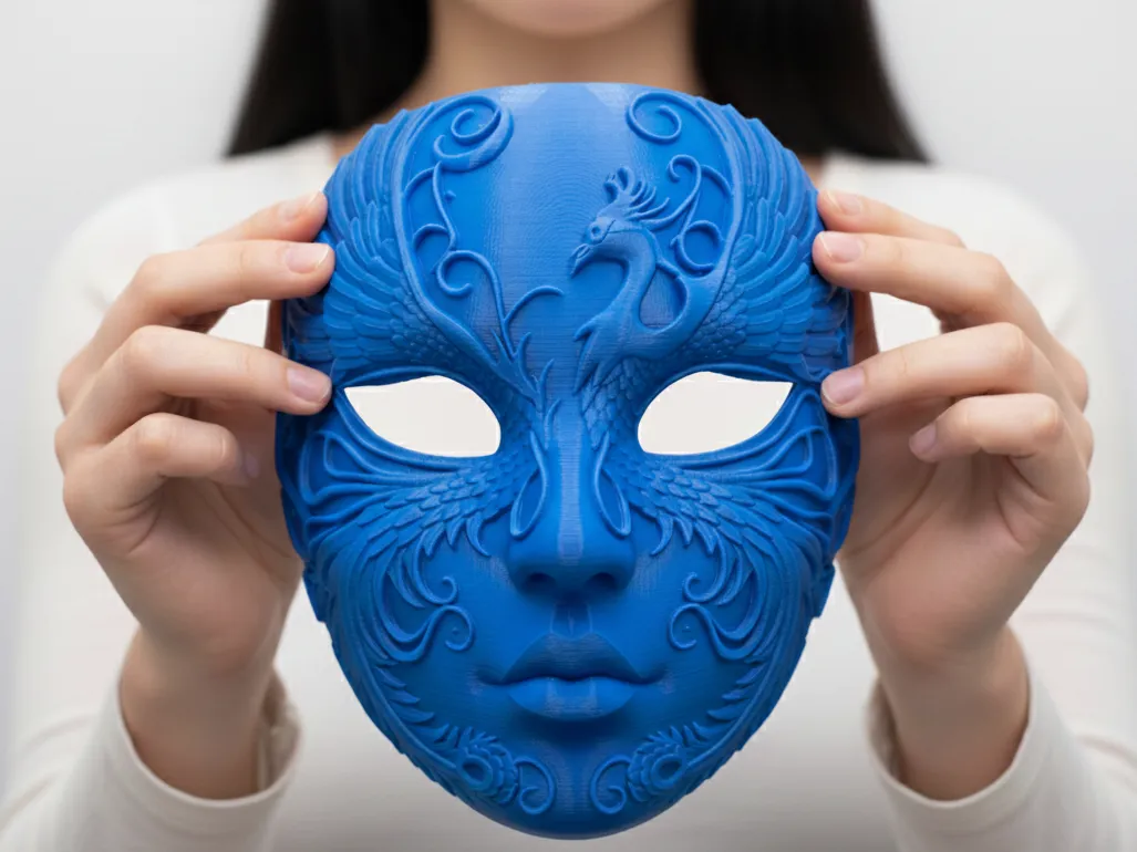 Phoenix face mask - Free 3D Print Model - MakerWorld