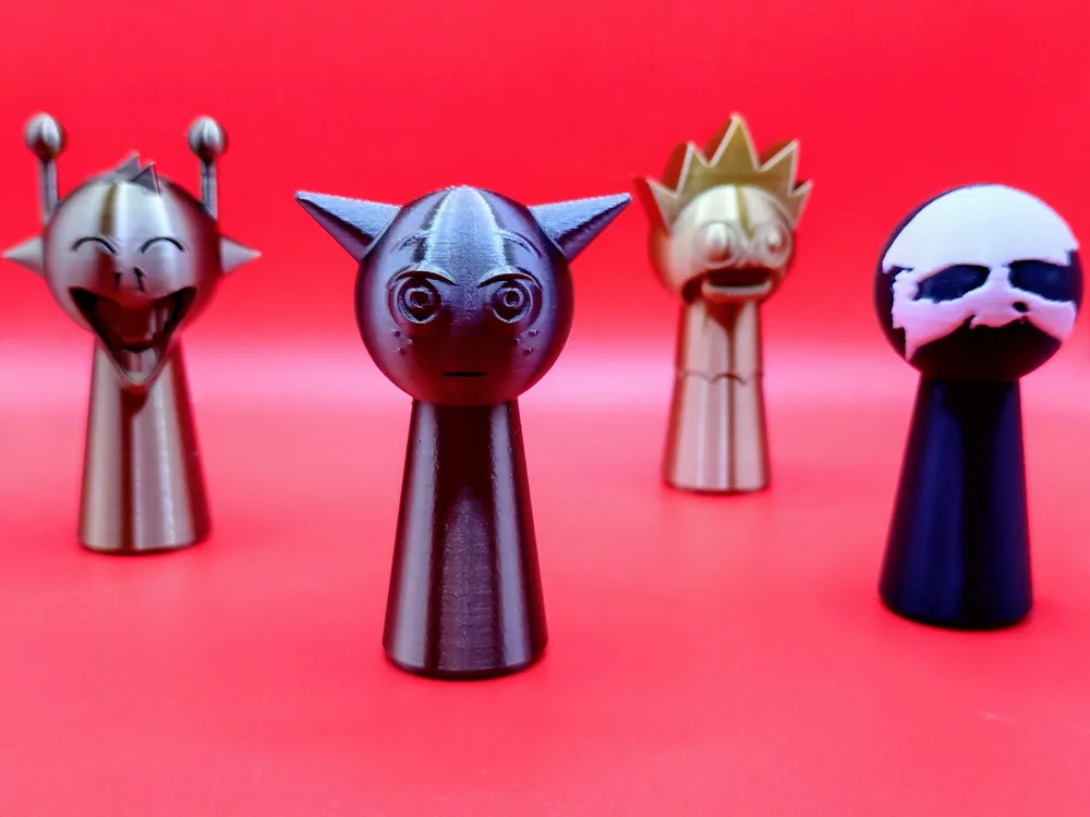 Gray horror Sprunki by 3D PRINT MakerWorld: Download Free 3D Models