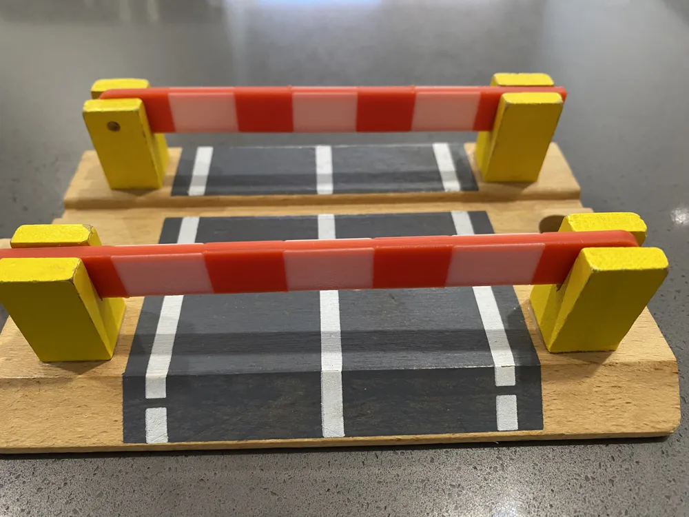 Wooden Train Set Crossing Barrier Boom Gate MK1 by @Beast-LabMakerWorld ...