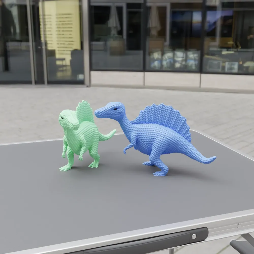 Knitted Spinosaurus - Free 3D Print Model - MakerWorld