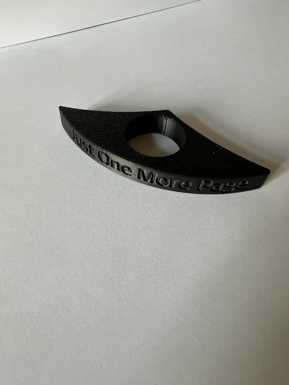 Book Page Holder With Custom Slogan by user_3144145306 - MakerWorld